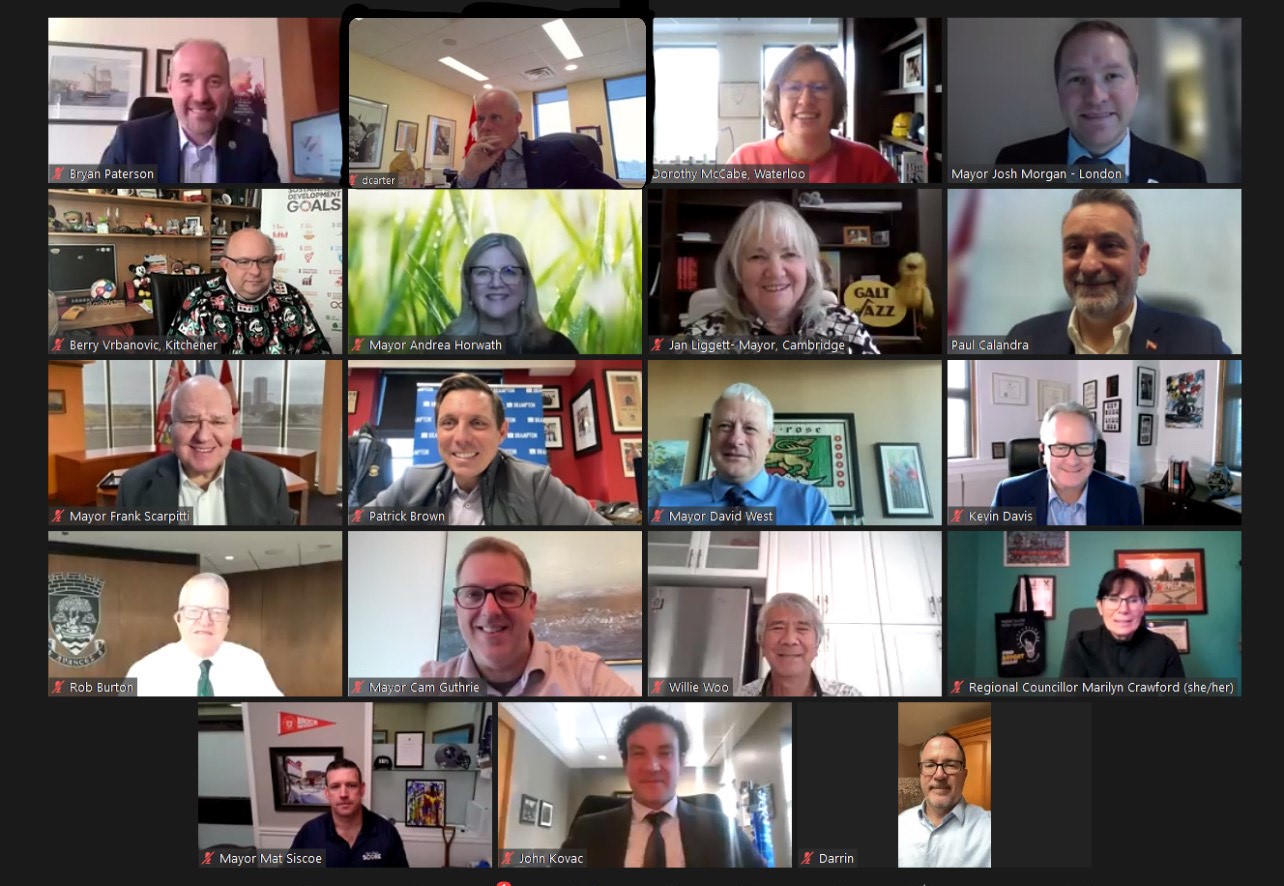 Ontario’s Big City Mayors Meet with Minister Calandra and Pass ...